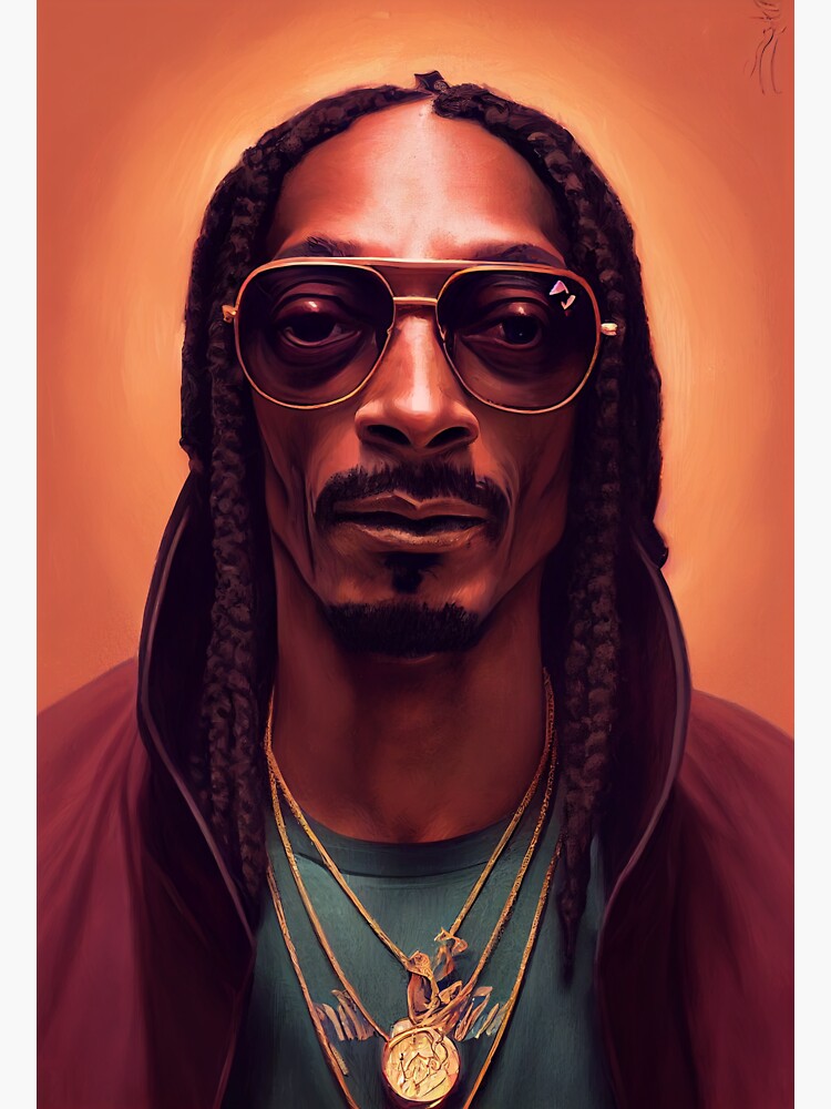 "rapper portrait" Sticker for Sale by Nebulae29 | Redbubble