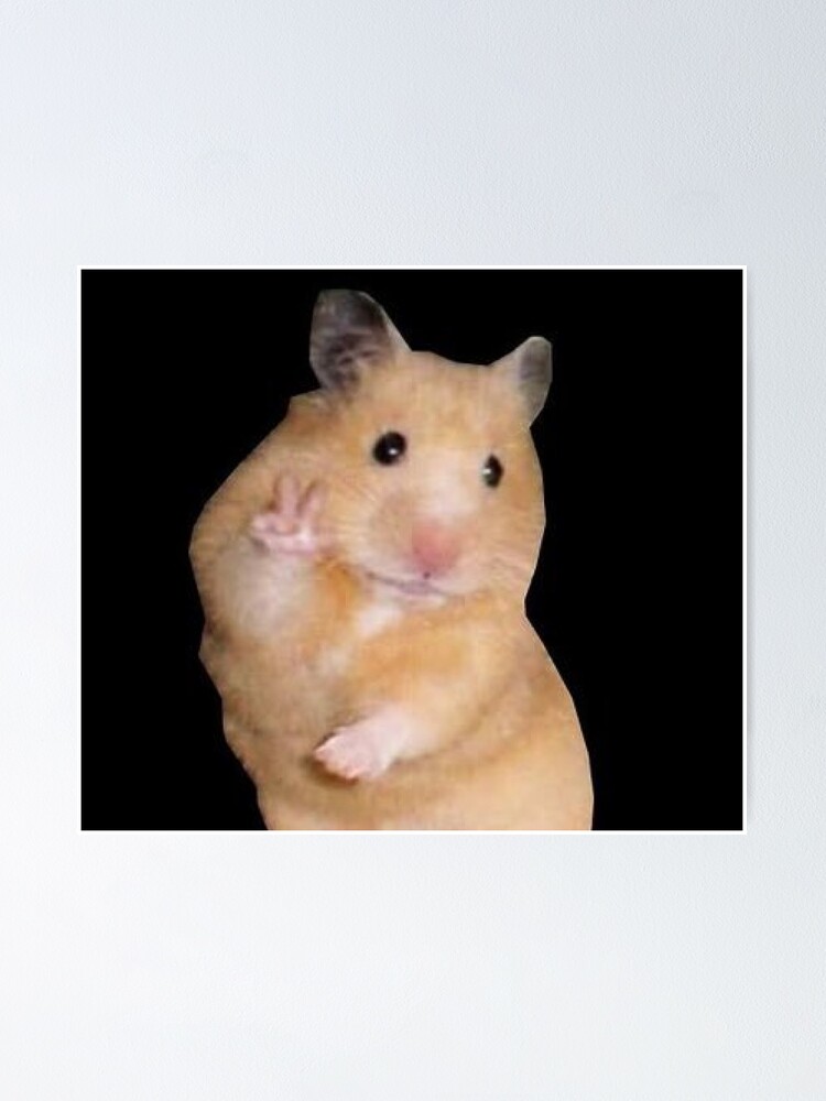 "Peace Hamster Meme" Poster for Sale by melodie01 | Redbubble