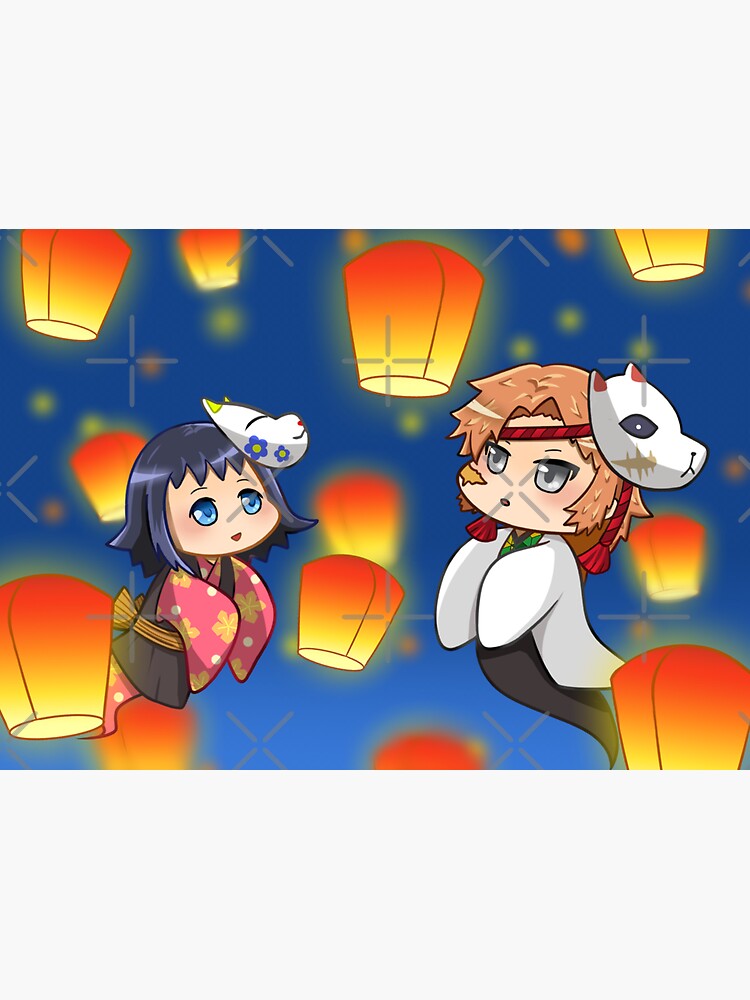 "Kimetsu no Yaiba Sabito Makomo" Sticker for Sale by mollyblacktea ...