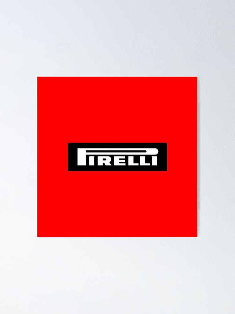 "pirelli racing logo" Poster for Sale by garvindann | Redbubble