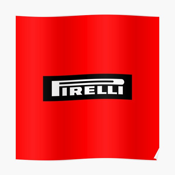 "pirelli racing logo" Poster for Sale by garvindann | Redbubble