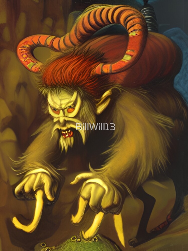 "Krampus Krampusnacht Krampuskarten Gruss Vom Xmas Folklore Christmas ...
