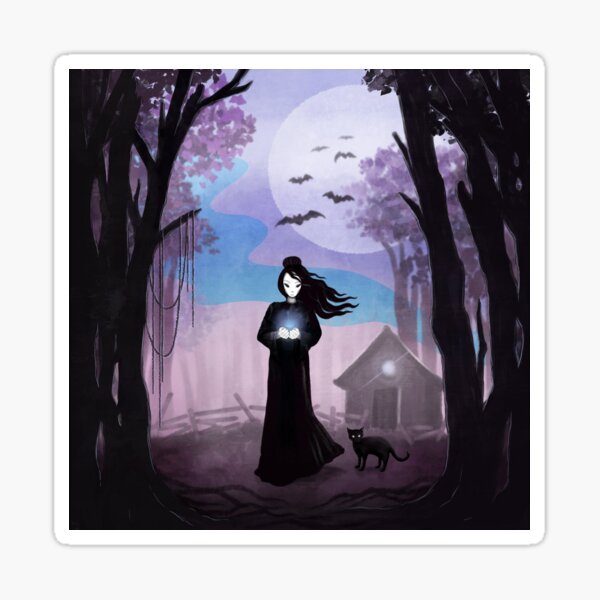 "Midnight Vibes" Sticker for Sale by -DearTreehouse- | Redbubble