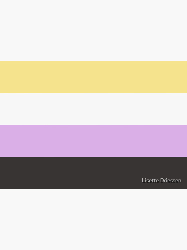 Pastel Non Binary Pride Flag Sticker For Sale By Lisettedrie Redbubble