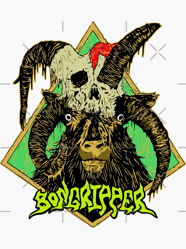 "Bongripper Merch" Sticker for Sale by xxXVintageXxx | Redbubble