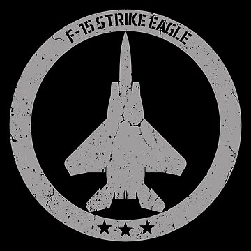 "F-15 Strike Eagle multirole fighter aircraft" Sticker by Dirk4171 ...