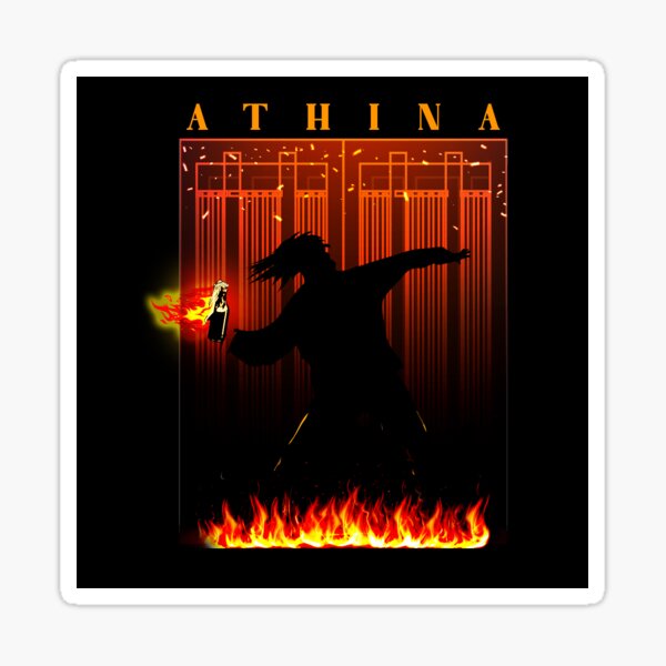 "Athena" Sticker for Sale by kintet | Redbubble
