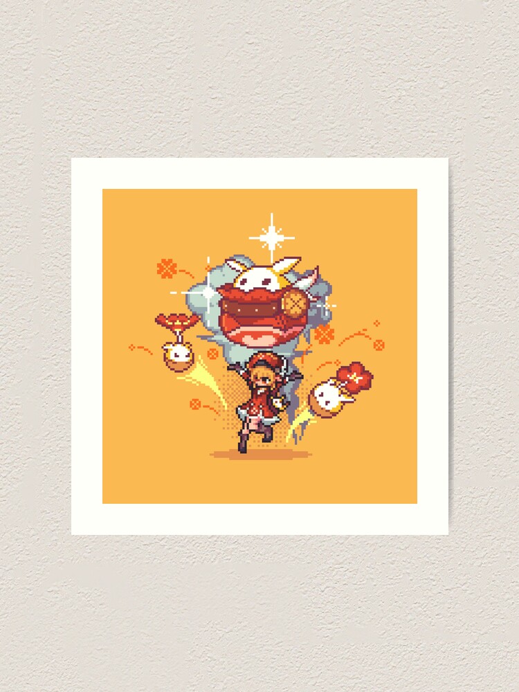 "Klee - Genshin Impact Pixel Art" Art Print for Sale by ekasetyanugraha ...