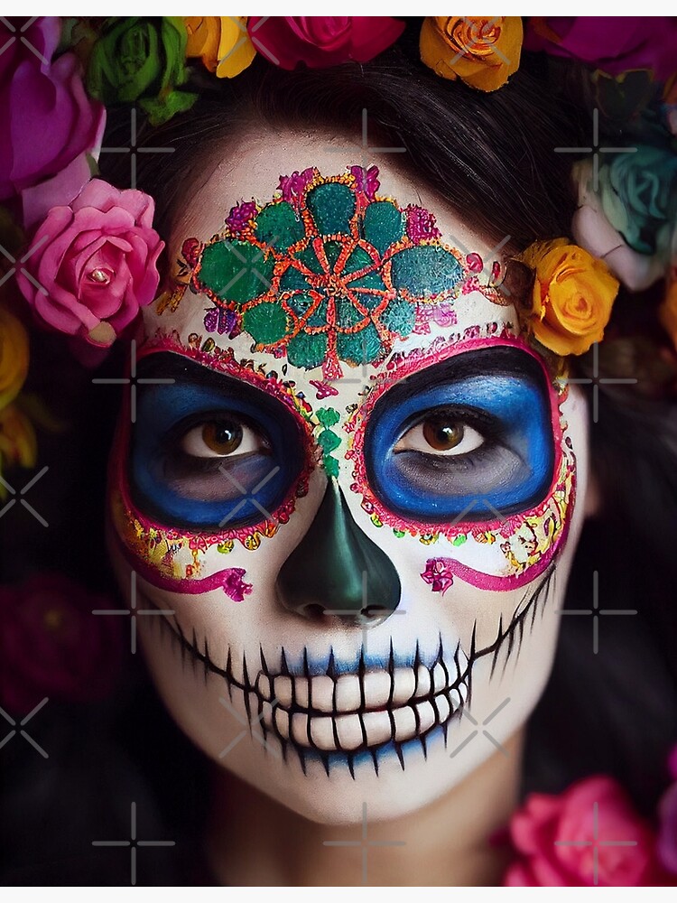 "Dia De Los Muertos The Day Of The Dead – Portrait Of A Beautiful ...