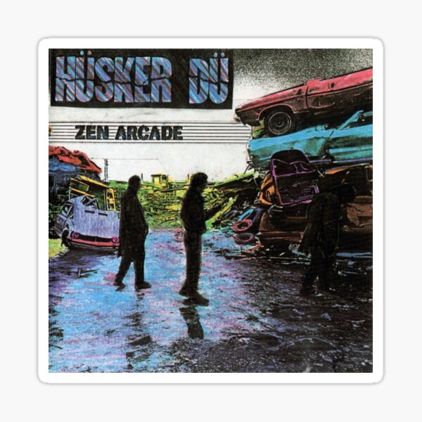 "Top Album Zen Arcade-Husker Du" Sticker for Sale by carmensnchez ...