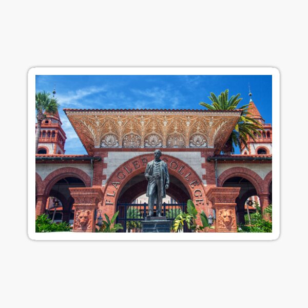 "Flagler College Statue Henry Flagler" Sticker for Sale by VCBrandt ...