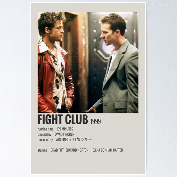 "Fight Club poster" Poster for Sale by moxer212 | Redbubble
