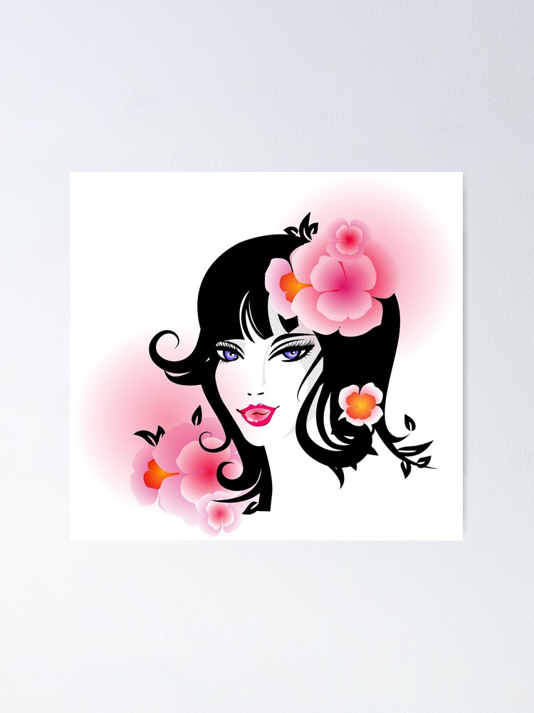 "Barbie girl face " Poster for Sale by Hassaniqbal | Redbubble