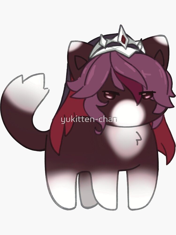 "Kitten Rosaria" Sticker for Sale by yukitten-chan | Redbubble
