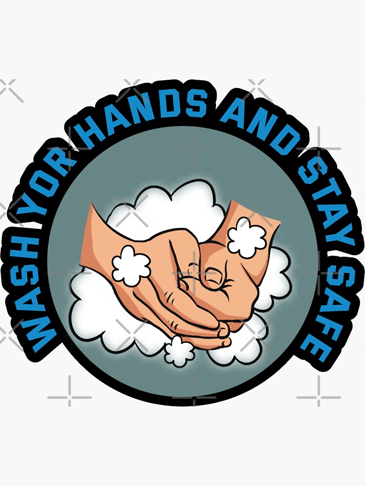 "Global handwashing day" Sticker for Sale by vaske-bros | Redbubble