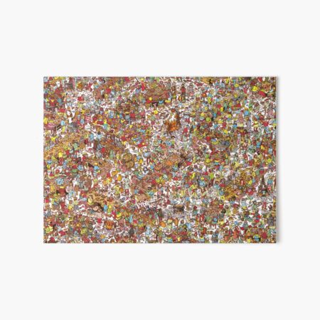 Lámina rígida «Dónde está Wally/Waldo - encuentra a Wally/Libro de ...