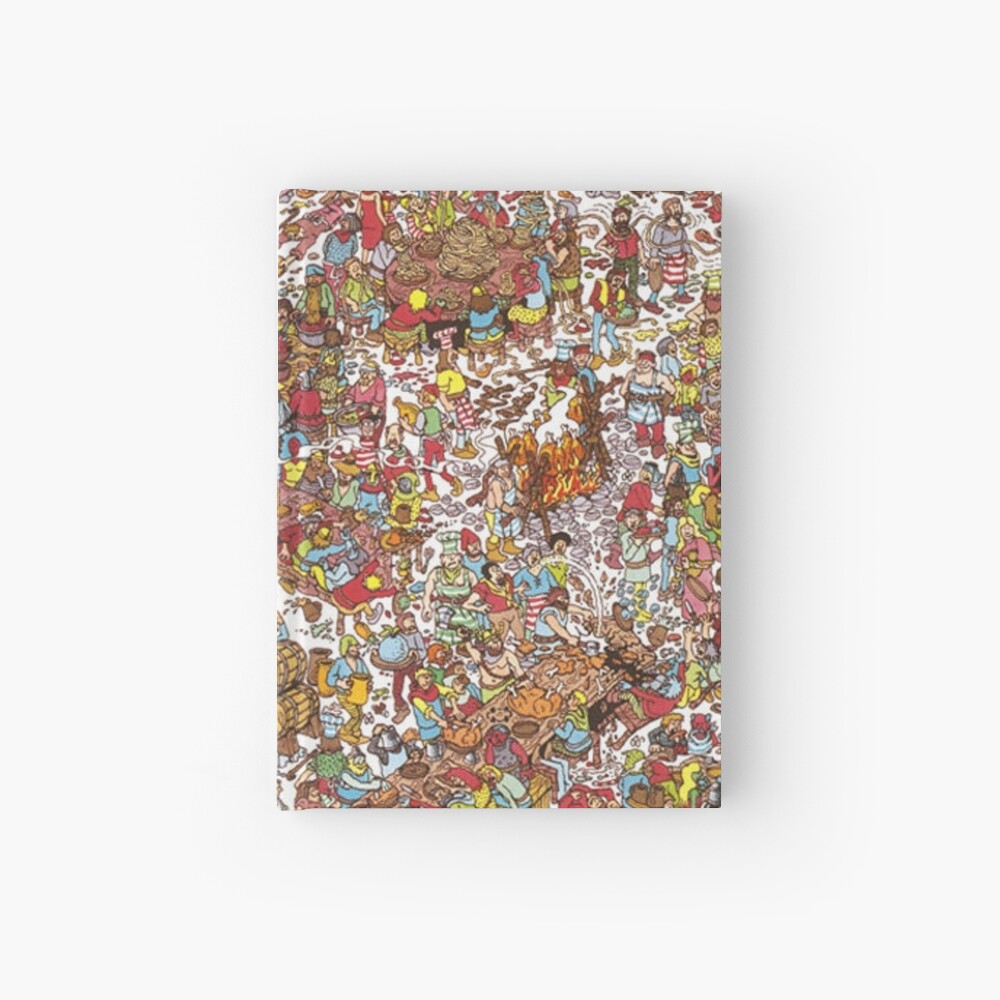 Cuaderno de tapa dura «Dónde está Wally/Waldo - encuentra a Wally/Libro ...