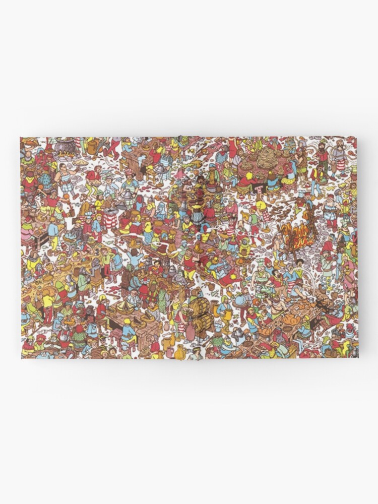 Cuaderno de tapa dura «Dónde está Wally/Waldo - encuentra a Wally/Libro ...