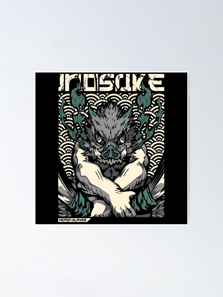 "inosuke demon slayer" Poster for Sale by youranimeworld | Redbubble