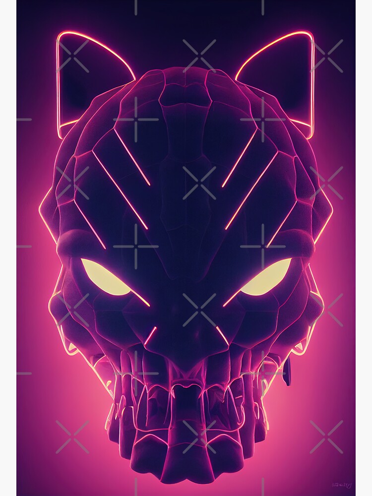 "Glowing Skull" Sticker for Sale by Jada-Art-Shop | Redbubble
