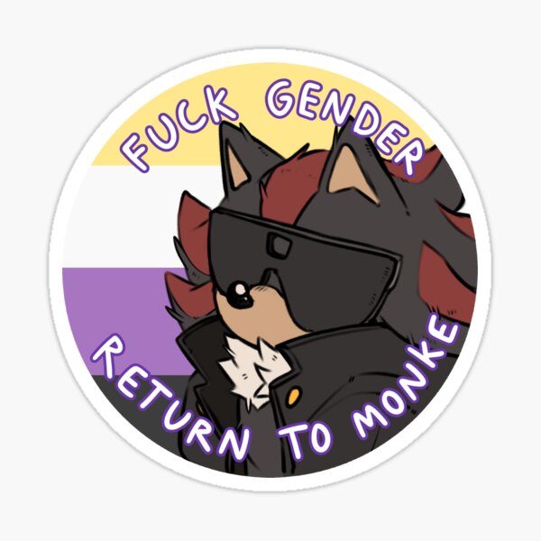 "Nonbinary Shadow" Sticker for Sale by bubblesobble | Redbubble