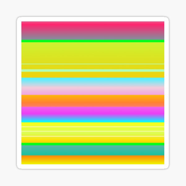 "neon color pattern | neon colors" Sticker for Sale by lausn | Redbubble