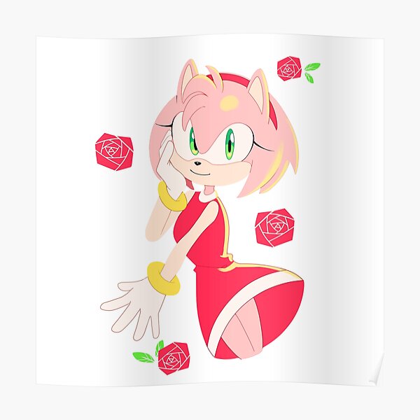 "Amy rose" Poster for Sale by elyArte | Redbubble