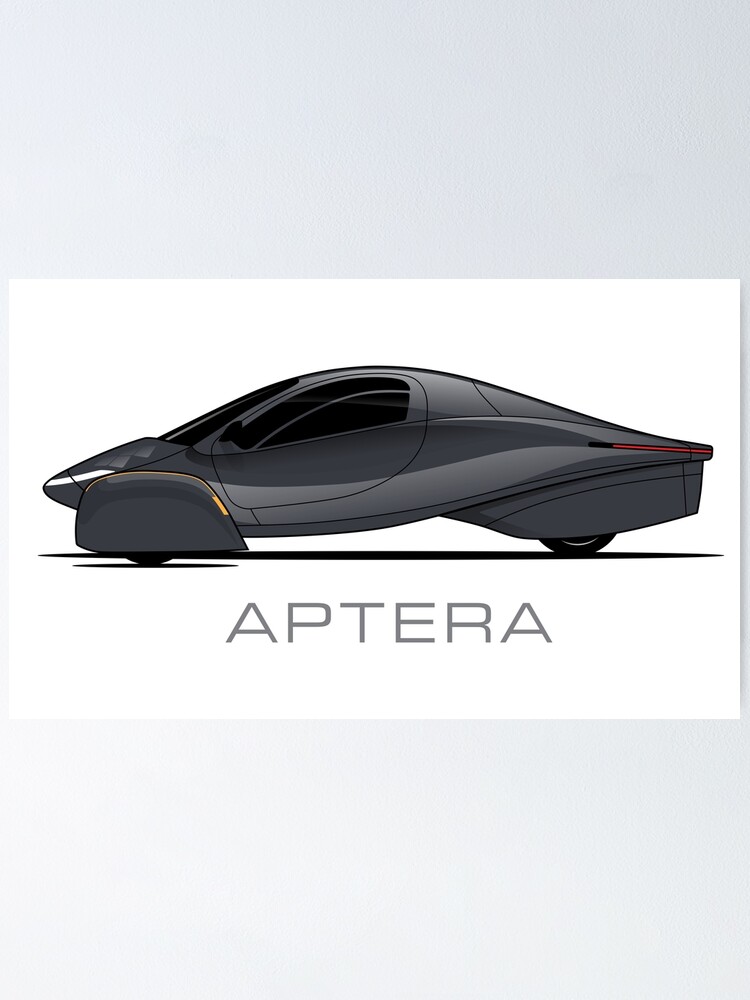 "Aptera Black illustration" Poster for Sale by blackdogshop | Redbubble
