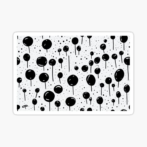 "Drippy Balloons Doodle, Cool Doodle Art " Sticker for Sale by ...