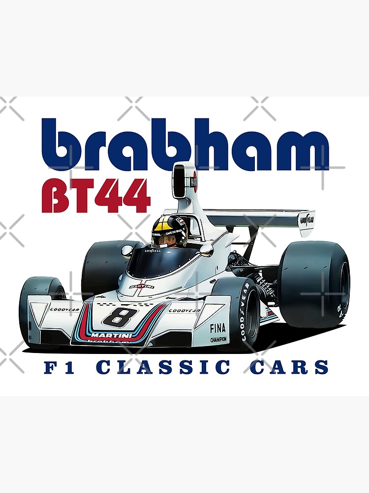 "Brabham F1 classic car retro 70s style " Poster for Sale by heatshop ...