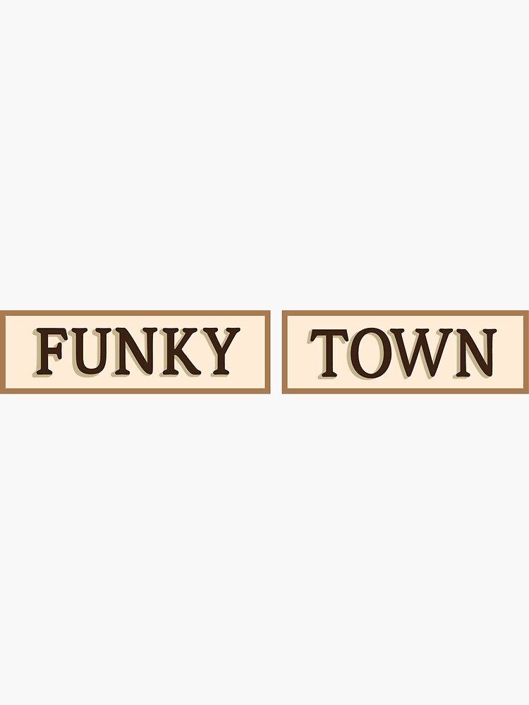 "Fort Worth Funky Town " Sticker for Sale by EdGraphics | Redbubble