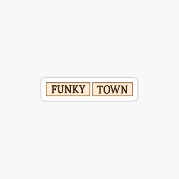 "Fort Worth Funky Town " Sticker for Sale by EdGraphics | Redbubble