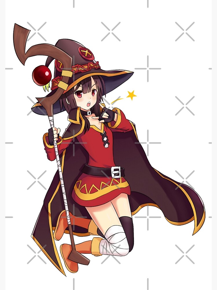 "Konosuba Megumin " Art Print by EntropicAN | Redbubble