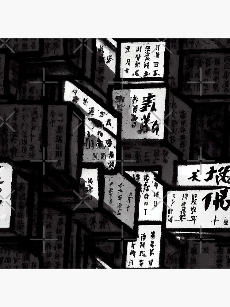 "Japanese Signs Doodle, Aesthetic Doodle Art " Sticker for Sale by ...