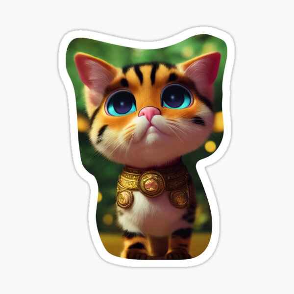 "Baby Cat Empress the 1st" Sticker for Sale by wonderlandshops | Redbubble