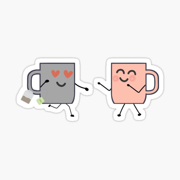 "Cute Mugs |" Sticker for Sale by Aspect-canvas | Redbubble