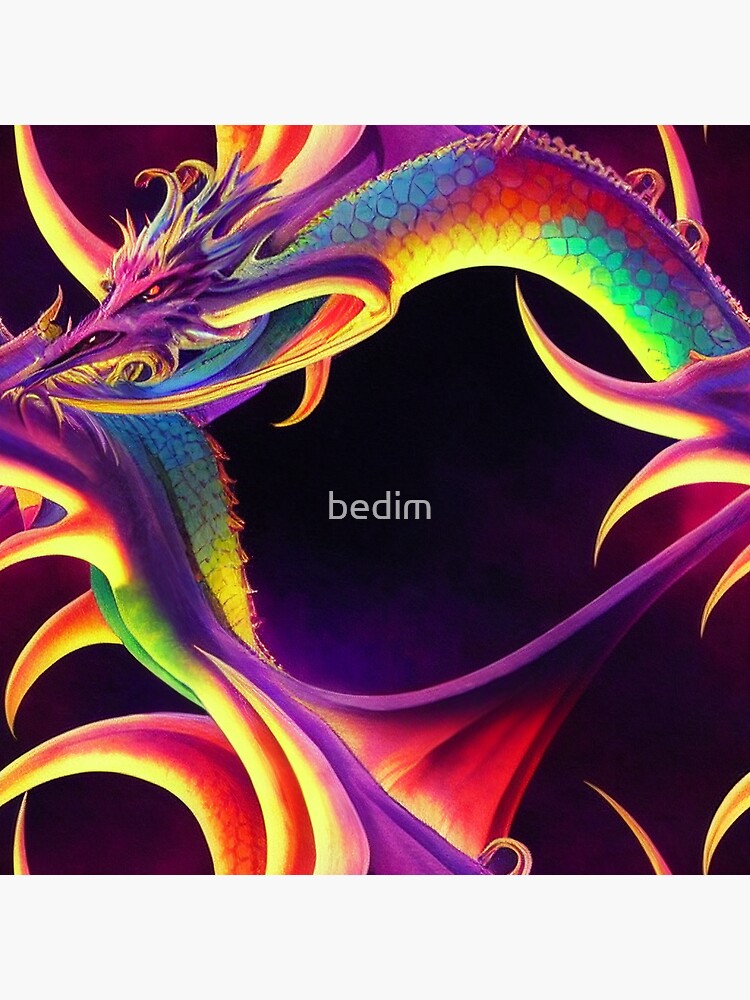 "Dragon Scales, Thirty-Eight:" Sticker for Sale by bedim | Redbubble