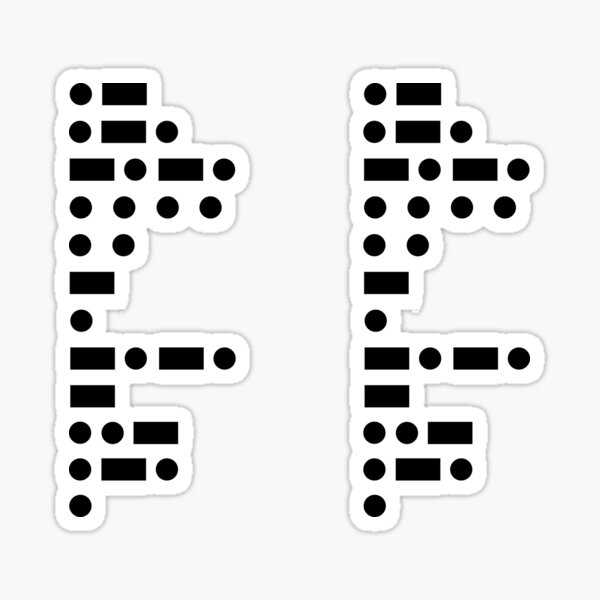 Pegatina «Arquitectura escrita en Código Morse - Arquitecto» de SLGA ...