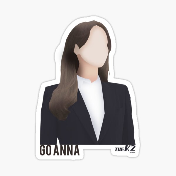 "Go Anna // The K2" Sticker for Sale by aliahssi | Redbubble