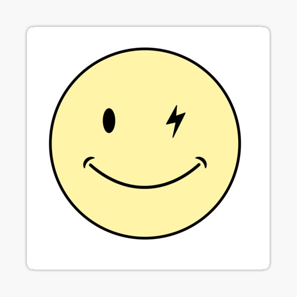 "Preppy Smiley Face" Sticker for Sale by designhalo | Redbubble