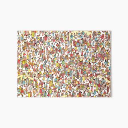 Lámina rígida «Dónde está Wally/Waldo - encuentra a Wally/Waldo Libro ...