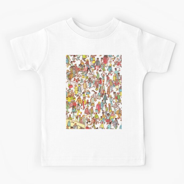 Camiseta para niños «Dónde está Wally/Waldo - encuentra a Wally/Waldo Libro - Parte VIII Dónde ...