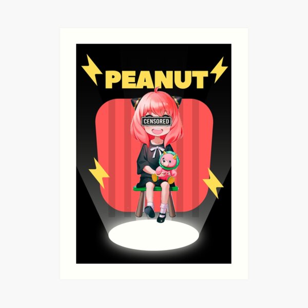 "Anya Forger Peanut - SPY X FAMILY" Art Print for Sale by Letoraxx ...