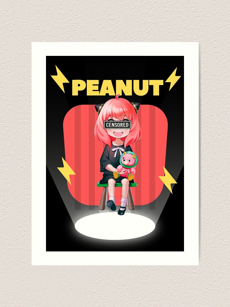"Anya Forger Peanut - SPY X FAMILY" Art Print for Sale by Letoraxx ...