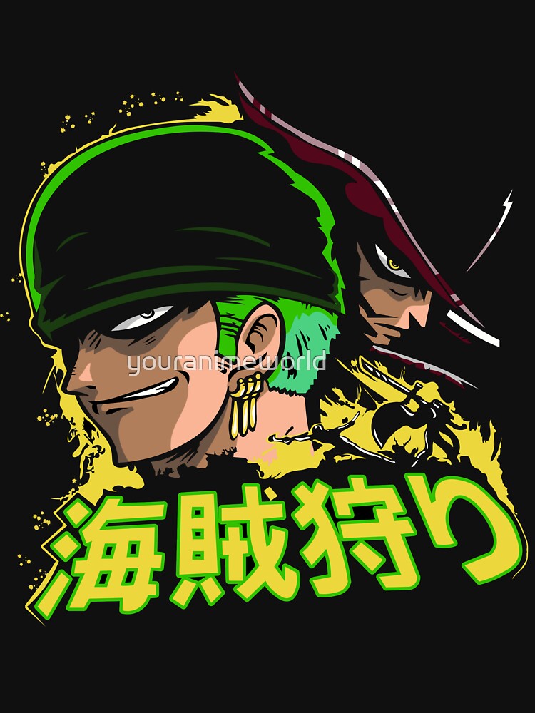 "zoro and mihawk one piece" T-shirt for Sale by youranimeworld ...