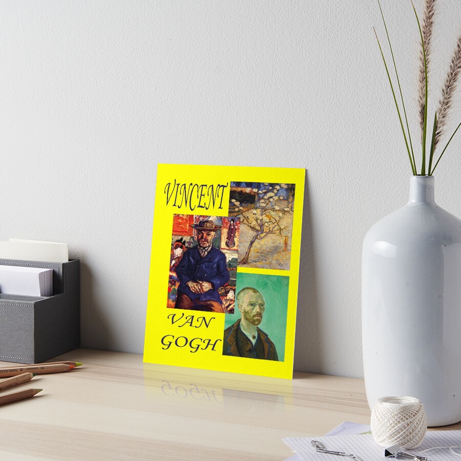 "Collage of Iconic Vincent van Gogh Paintings" Art Board Print for Sale ...