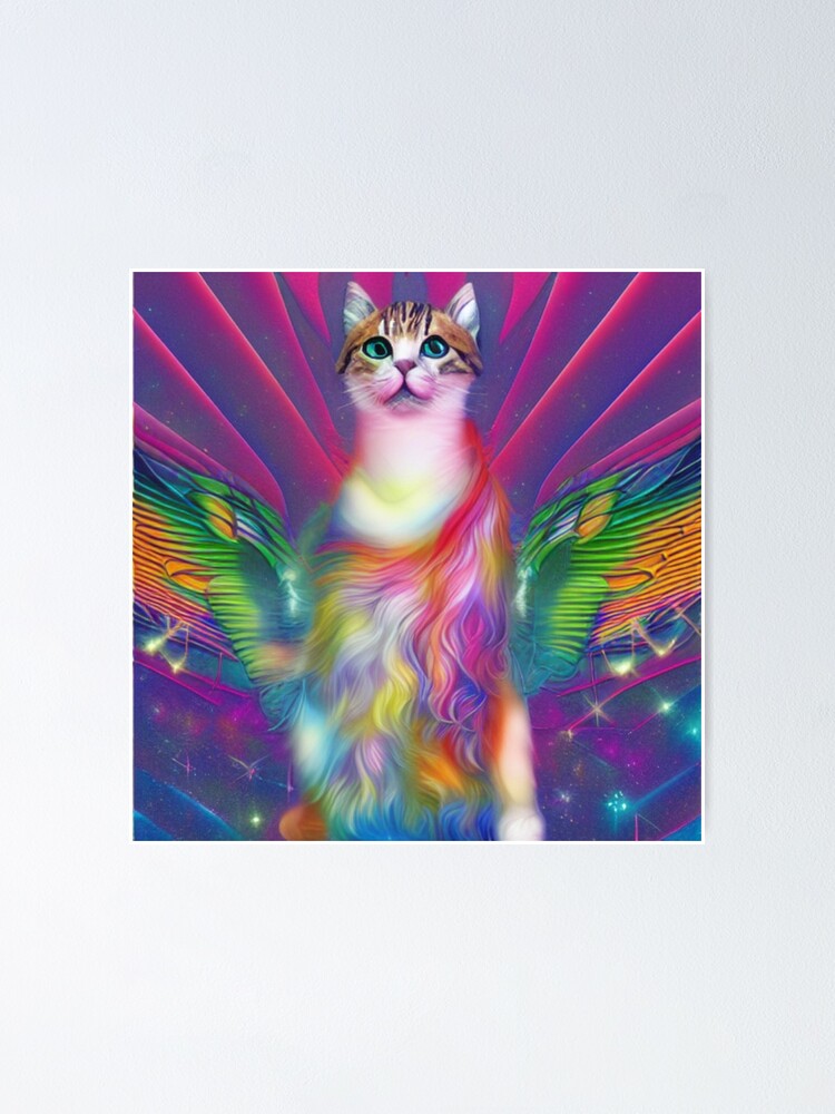 "Psychedelic Puddy Tatt" Poster for Sale by TOPTRXXX | Redbubble