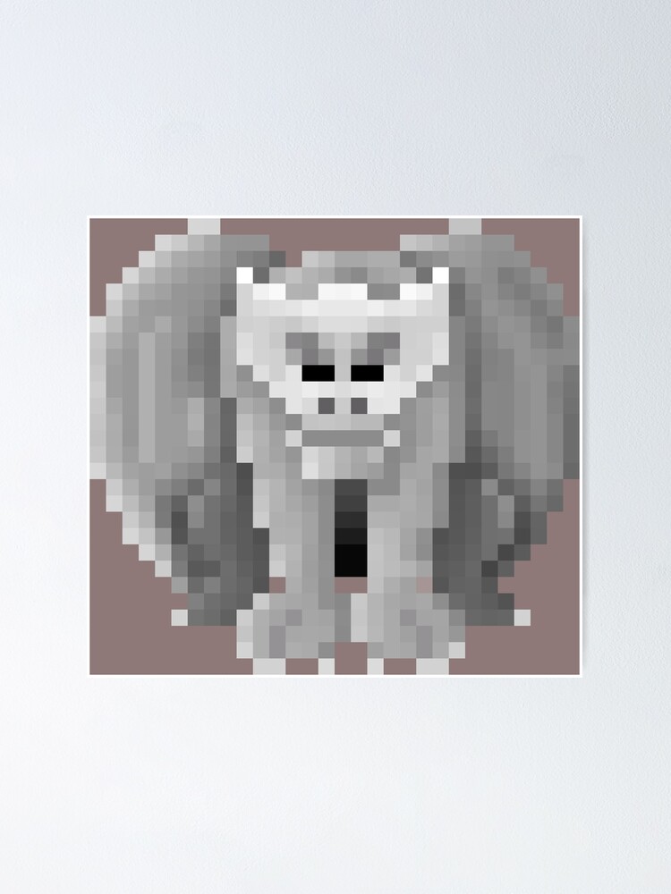 Póster «Monstruo de Pixel Art D&D | Gárgola» de XavierEmeralds | Redbubble