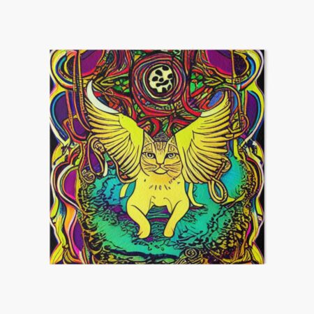 "Mega Death Angel Trippy Hippy Dippy Puss Puss" Art Board Print for ...