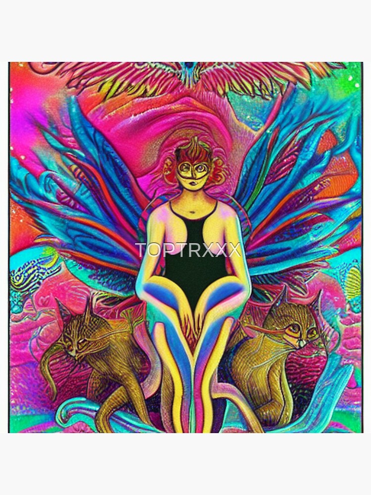 "Queen of the cats." Sticker for Sale by TOPTRXXX | Redbubble